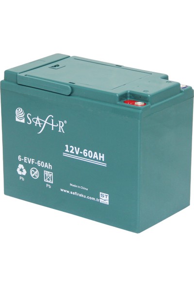 Safir 12 Volt 60 Amper Jel Akü