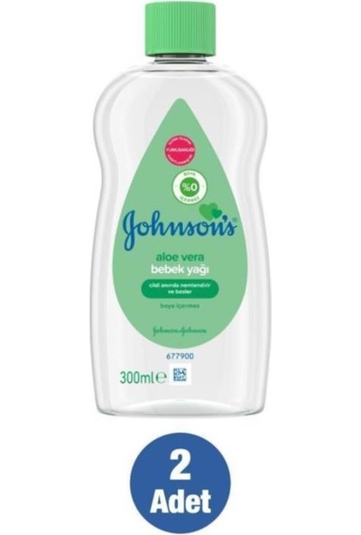 Johnsons Baby Johnson's Baby 677900 Aloe Vera Bebek Yağı 2 x 300 ml Johnsons Baby Johnson's Baby 677900 Aloe Vera Bebek Yağı 2 x 300 ml