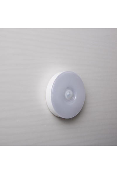 Aytfix LED Hareket Sensörlü Yapışkanlı Şarjlı Lamba Beyaz