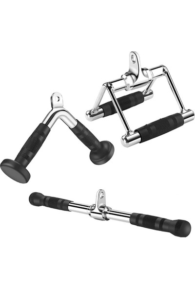 Xtreme Fitness Triceps V Bar + Düz Bar + Rowing Çekiş Aparatı Seti Xtreme Fitness Triceps V Bar + Düz Bar + Rowing Çekiş Aparatı Seti