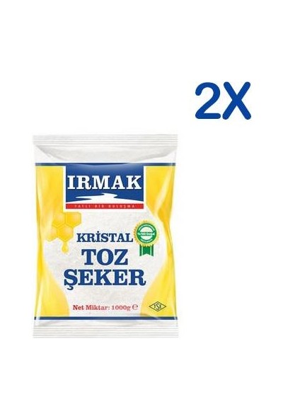 Irmak Toz Şeker 1 kg x 2
