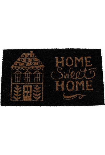 Porland Coco Siyah Home Sweet Home Paspas 40 x 70 cm
