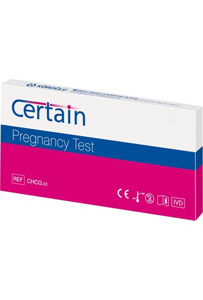 Certain 50 Adet Certain Hamilelik Testi Certain 50 Adet Certain Hamilelik Testi