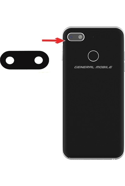 Toredo Store General Discovery Gm 9 Go Arka Kamera Camı Lens Toredo Store General Discovery Gm 9 Go Arka Kamera Camı Lens