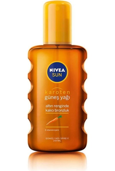 Nivea Sun Karoten Yağ Sprey 200ML Nivea Sun Karoten Yağ Sprey 200ML