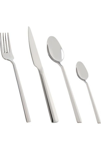Jumbo 1900 Prizma 24 Parça Tatlı Çatal Kaşık Bıçak Takımı Jumbo 1900 Prizma 24 Parça Tatlı Çatal Kaşık Bıçak Takımı