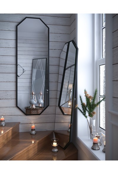 Rivomo Sekizgen 150X50 Dekoratif Boy Aynası