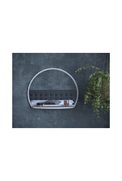 Rivomo Beyaz Yuvarlak 65X50 Dekoratif Duvar Aynası Rivomo Beyaz Yuvarlak 65X50 Dekoratif Duvar Aynası