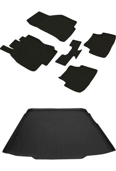 Refref Volkswagen Passat B8 4d Paspas Siyah ve 4d Bagaj 2015-2022 Bagaj Havuzu