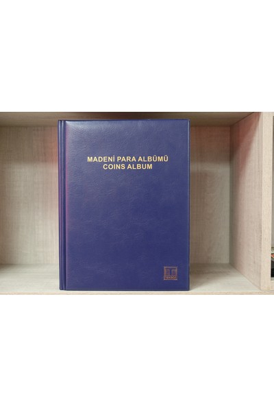 Koleksiyon Market Teksöz Teksöz Madeni Para Albümü Kapamalı 200 Adetlik Lacivert
