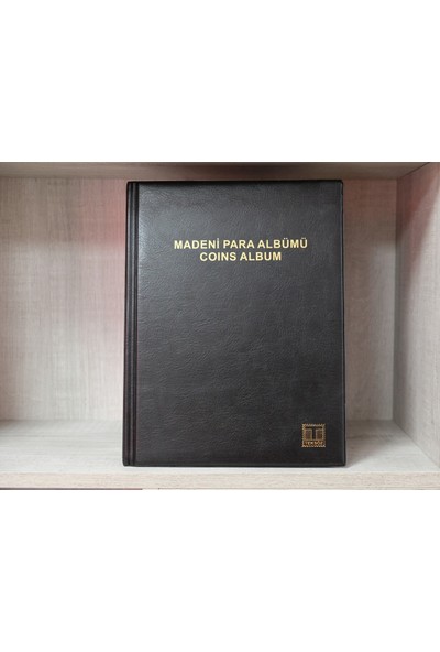 Koleksiyon Market Teksöz Teksöz Madeni Para Albümü Kapamalı 200 Adetlik Siyah