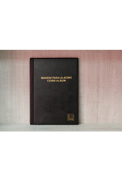 Koleksiyon Market Teksöz Teksöz Madeni Para Albümü Kapamalı 120 Adetlik Siyah