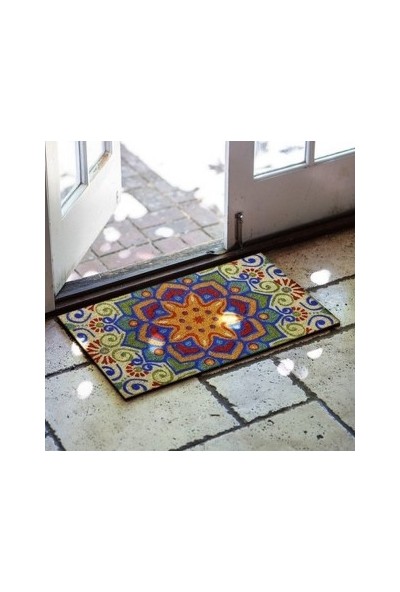 Butik Yıldız Baskılı Kauçuk Kaymaz Taban Kapı Önü Paspası Butik Yıldız Baskılı Kauçuk Kaymaz Taban Kapı Önü Paspası