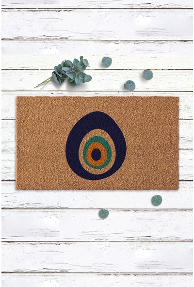 Paspas Yap Nazar Boncuklu Kapı Paspası