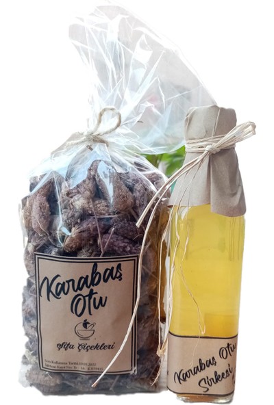 Şifa Çiçekleri Karabaş Otu Sirkesi 250 ml + Karabaş Otu 100 gr Şifa Çiçekleri Karabaş Otu Sirkesi 250 ml + Karabaş Otu 100 gr