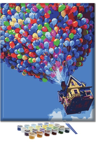 Carmen Sayılarla Boyama Seti - Renkli Balonlar Carmen Sayılarla Boyama Seti - Renkli Balonlar
