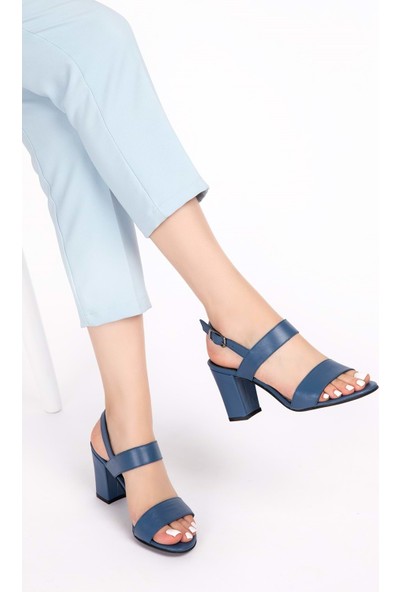 Gondol Kadın Hakiki Deri Klasik Topuklu Ayakkabı ŞHN.0048 - Mavi - 35 Gondol Kadın Hakiki Deri Klasik Topuklu Ayakkabı ŞHN.0048 - Mavi - 35