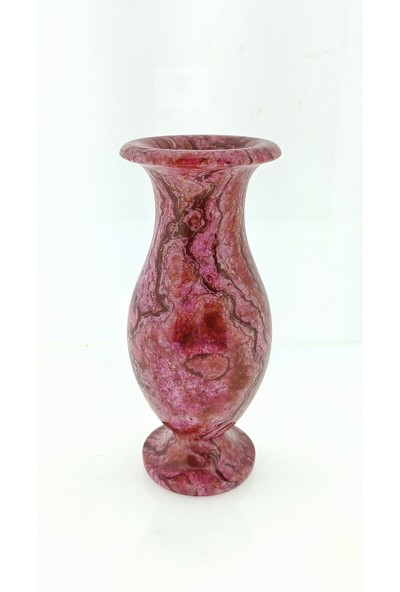 X Mermer Renkli Mermer Vazo