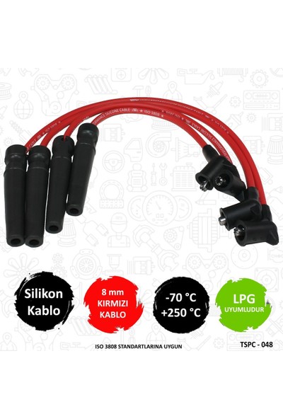 Tork 96450249 - Chevrolet Lacettı / Nubıra 1.4 1.6 - Buji Kablosu