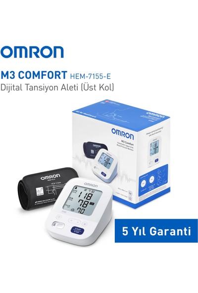 Omron M3 Comfort Hem 7155 E Koldan Ölçer Dijital Tansiyon Aleti