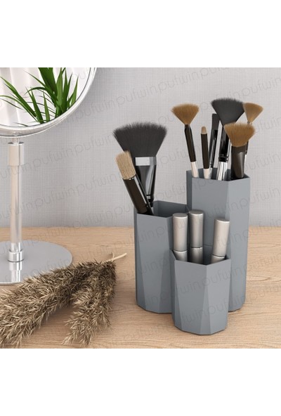 Pufwin Makyaj ve Fırçalık Çok Amaçlı Organizer