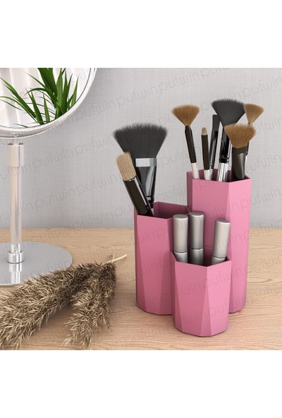 Pufwin Makyaj Organizer ve Fırçalık Çok Amaçlı Düzenleyici