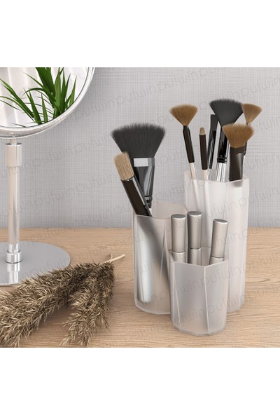 Pufwin Makyaj Organizer ve Fırçalık Çok Amaçlı Düzenleyici