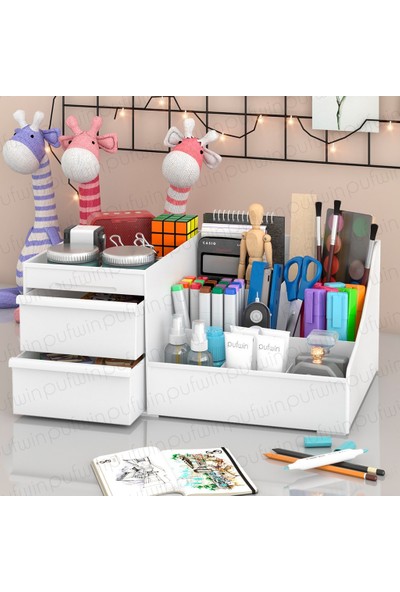Pufwin Genç Odası Organizer Düzenleyici Çok Amaçlı Kutu