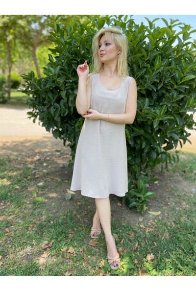 Vuela Mode Askılı Airobin Kumaş Çan Elbise Vuela Mode Askılı Airobin Kumaş Çan Elbise