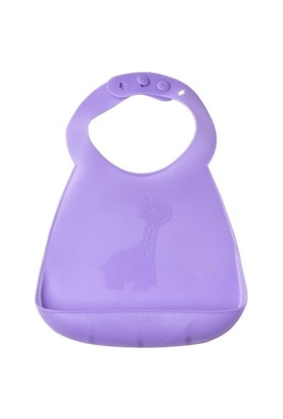 Wee Baby 927 Prime Mama Önlüğü Cepli Silikon Mor Wee Baby 927 Prime Mama Önlüğü Cepli Silikon Mor