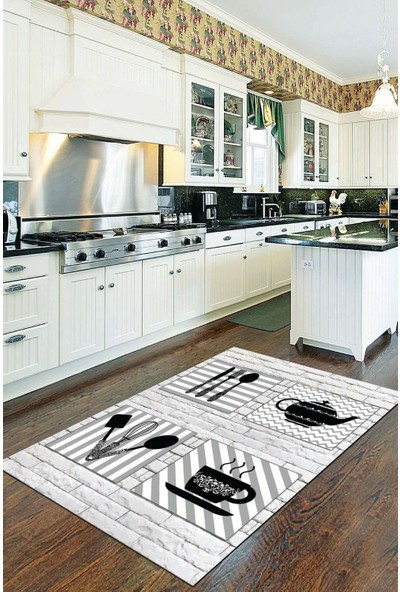 Showy Baby Lüks Mutfak Halısı Yıkanabilir