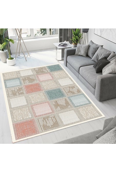 Showy Baby Soft Pink Modern Oturma Odası Halısı Showy Baby Soft Pink Modern Oturma Odası Halısı