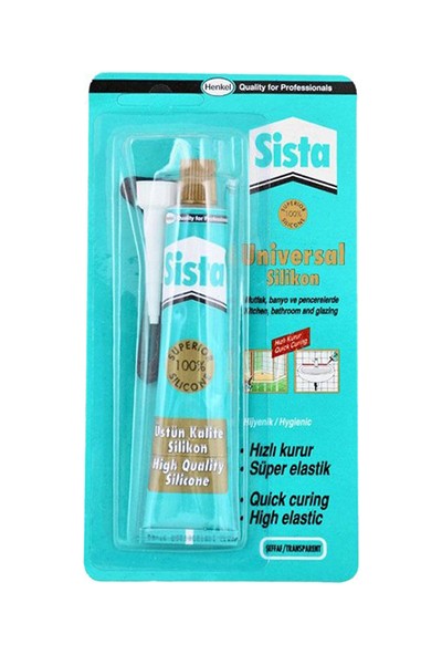 Sista Henkel Sista Universal Silikon Tüp Şeffaf 50 gr