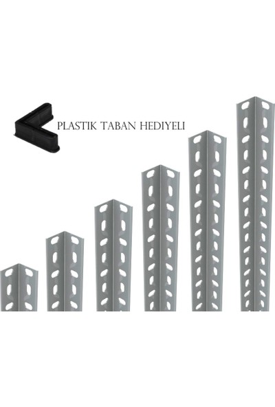 Rafburada En Uygun Raf 40X40 1,5-2,00MM Galvaniz Çelik Raf Profil 1.50MM-250CM