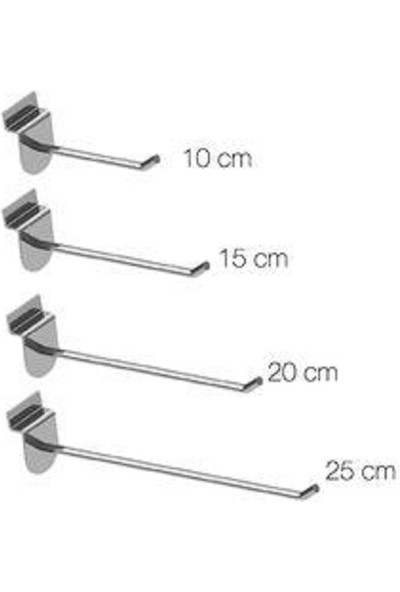 Rafburada 100 Adet Kanal Pano Kancası. 100 Adet-20 cm Rafburada 100 Adet Kanal Pano Kancası. 100 Adet-20 cm