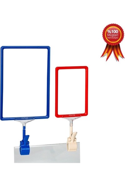 Rafburada Mandal Aparatlı Renkli Plastik Çerçeve. Etiketlik. Sarı-A4 Rafburada Mandal Aparatlı Renkli Plastik Çerçeve. Etiketlik. Sarı-A4