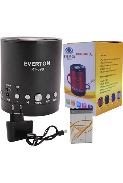 melekstore Everton RT-890BT Usb-Sd-Fm-Sw Bluetooth Radyo Müzik Kutusu melekstore Everton RT-890BT Usb-Sd-Fm-Sw Bluetooth Radyo Müzik Kutusu