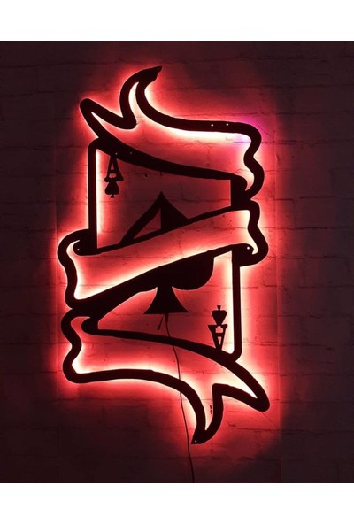 Bir2bir Hediyelik As Ledli Duvar Süsü Mdf Tablo Duvar Aksesuarı Ahşap Tablo