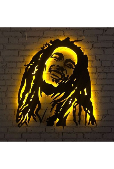 Bir2bir Hediyelik Bob Marley Ledli Duvar Süsü Mdf Tablo Duvar Aksesuarı Ahşap Tablo Bir2bir Hediyelik Bob Marley Ledli Duvar Süsü Mdf Tablo Duvar Aksesuarı Ahşap Tablo