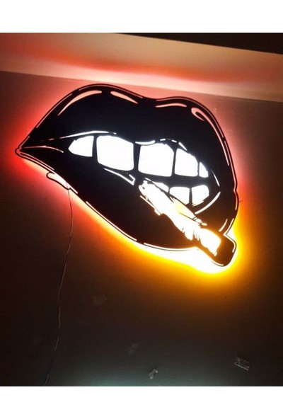 Bir2bir Hediyelik Dudak Isırığı Ledli Duvar Süsü Mdf Tablo Duvar Aksesuarı Ahşap Tablo Bir2bir Hediyelik Dudak Isırığı Ledli Duvar Süsü Mdf Tablo Duvar Aksesuarı Ahşap Tablo