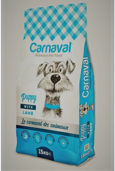 Carnaval Premium Dog Puppy Lamb&rice Kuzu Etli Yavru Köpek Maması 15KG Carnaval Premium Dog Puppy Lamb&rice Kuzu Etli Yavru Köpek Maması 15KG