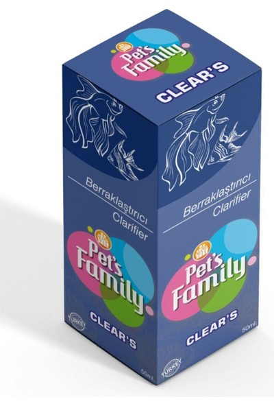 Pets Family Pet's Family Clears Akvaryum Berraklaştırıcısı 50 ML8681085426217 Pets Family Pet's Family Clears Akvaryum Berraklaştırıcısı 50 ML8681085426217