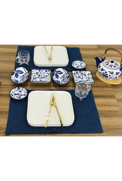 Vinebedding Mia Amerikan Servis - İndigo