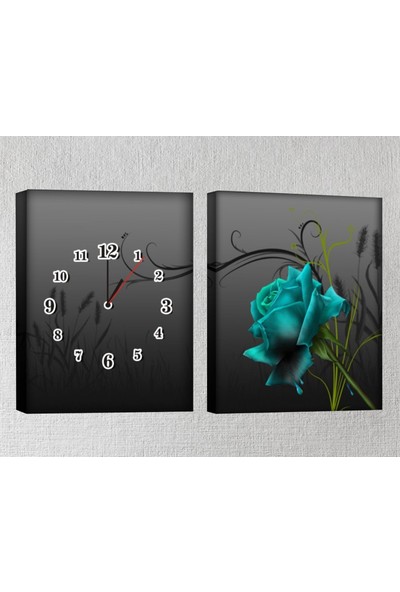 Escan Kanvas Tablo Saatler - 2 Parça - 2pts1 Escan Kanvas Tablo Saatler - 2 Parça - 2pts1
