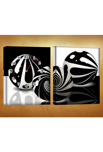 Escan Kanvas Tablo Saatler - 2 Parça - 2PTS27 Escan Kanvas Tablo Saatler - 2 Parça - 2PTS27
