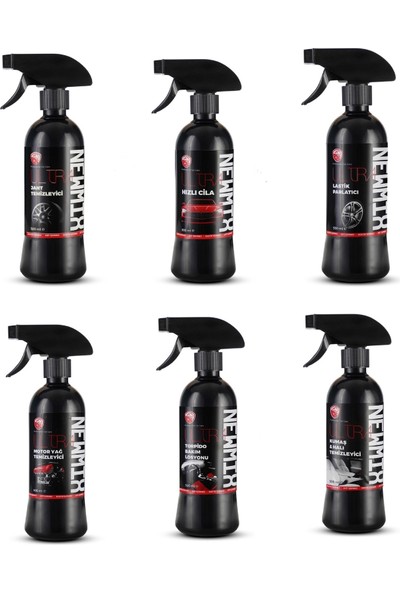Newmix 6'Lı Araç Bakım ve Temizlik Seti 500 ML