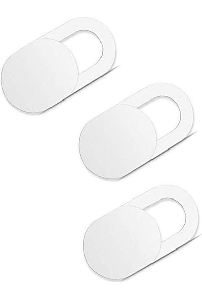 Expoim Pratik Web Kamera Kapatıcı 3 Adet - Beyaz
