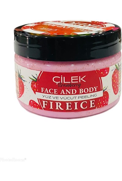 Fireice Çilek Yüz ve Vücut Peeling 300 ml