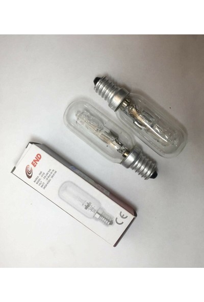 END Halojen Aspiratör Ampulü Davlumbaz Lambası 28 W 220 V 2'li END Halojen Aspiratör Ampulü Davlumbaz Lambası 28 W 220 V 2'li