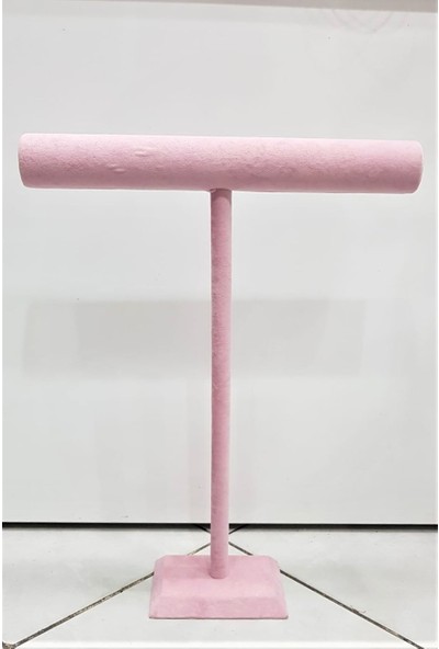 Aydın Dekor Uzun Süet Pembe Tesbih - Kolye Sergileme Standı (Aydindecor) Aydın Dekor Uzun Süet Pembe Tesbih - Kolye Sergileme Standı (Aydindecor)